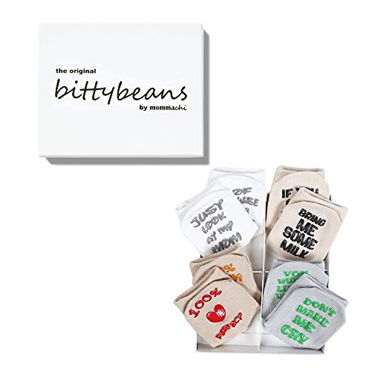 Baby Socks Gift Set - Unique Baby Shower Gifts - Non Slip Socks by Mommachi - Baby Boy Gifts Baby Girl Gifts (0-12 Months)