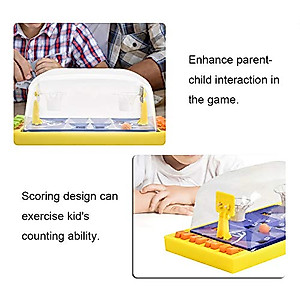 KLEOAD Toy Basketball Table Games, Mini Double People Finger Eject Basketball Court Interactive Parent Child Toy Kid Puzzle Educational Board Basketball Game Toy Basketball Toy