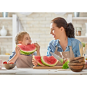 Fairwood Way Wooden Salad Bowl Set - Two 7” Wooden Bowls for Food - Wooden Salad Bowls for Individual Servings