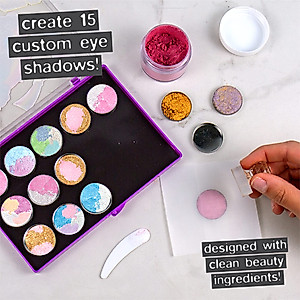You*Niverse Cosmetic Colorist by Horizon Group USA: Create 15 Hand Pressed Eyeshadows, STEAM Kit, Includes Magnetic Palette, Colorful Pigments, Tamper Tool & More, Multi