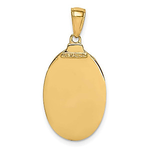 14k Saint Joseph Medal Pendant QM1502