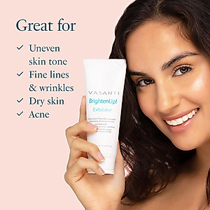 VASANTI Enzymatic Face Rejuvenator Exfoliating Face Wash by VASANTI - Enriched with Papaya, Microcrystals, Aloe Vera - Get Healthy Glowing Skin - Original Size (120g)