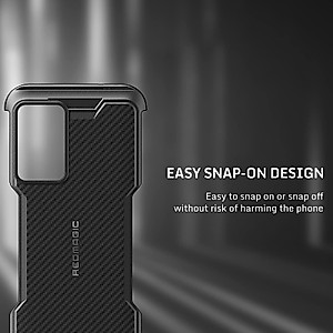 nubia REDMAGIC 6R Pro Handle Protective Case, Flexible TPU Cover Anti-Scratches Shockproof Phone Case Compatible Red Magic 6R/6 Racing, Black