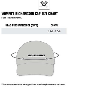 Vortex Women's Standard Casual Everyday Classic Nylon UPF Sun Protection Performance Cap Hat, Black, One Size