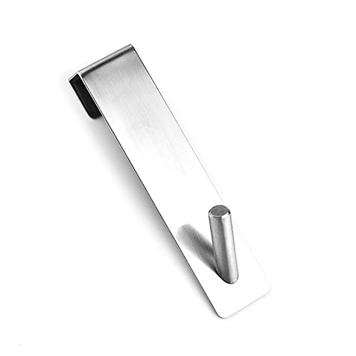 Holygloomy 2PCS 5-Inch Extended Shower Door Hooks , Over Door Hooks for Bathroom Frameless Glass Shower Door, Waterproof Stainless Steel Hooks for Hanging Coat,Towel Hooks