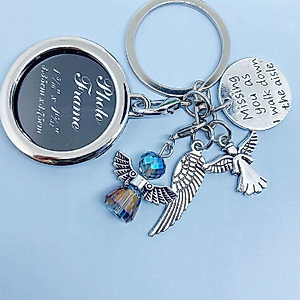 HLXFF3 ZTMERLO Bride Memorial Charm Wedding Bouquet Charm Missing You As I Walk Down the Aisle Wedding Remembrance Charm for Bouquet (silver missing u)