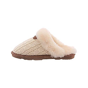 BEARPAW Women's Effie Linen Size 9 | Women's Slipper | Women's Shoe | Comfortable & Lightweight
