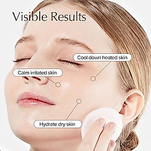 SKINFOOD Carrot Carotene Calming Water Pad 250g (8.81 oz.) 60 Sheets- Redness Relief Soothing Facial Toner Pads for Sensitive Skin