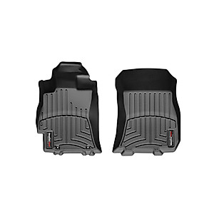 WeatherTech Custom Fit FloorLiners for Subaru Outback, Legacy - 1st Row (442591), Black