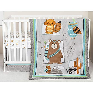 Trend Lab Lodge Buddies 3 Piece Crib Bedding Set