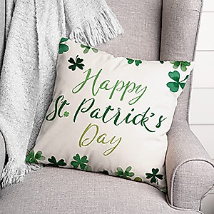 Creative Products Happy St. Patricks Day 18x18 Spun Poly Pillow