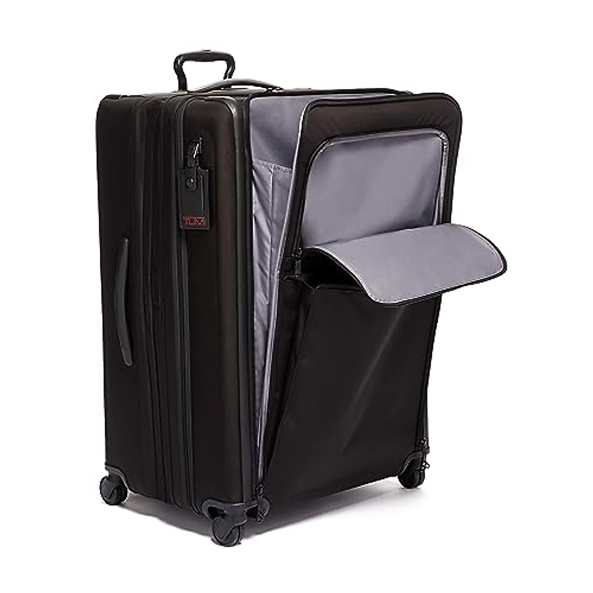 TUMI Alpha 3 Extended Trip Expandable 4-Wheeled Packing Case Suitcase - Great for Extended Travel of Shared Packing - Rolling Luggage for Men and Women - Black