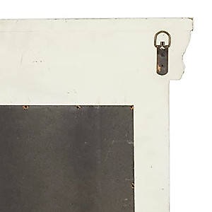 Deco 79 Wood Metal Wall Shelf, 28 by 24"