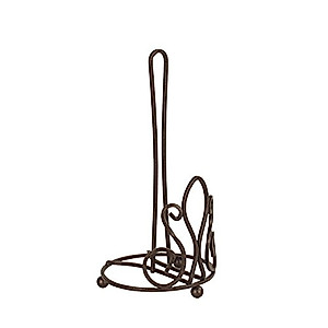 Spectrum Diversified Patrice Paper Towel Holder, Hammered Bronze