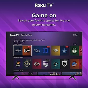 Hisense 50-Inch Class R6 Series 4K UHD Smart Roku TV with Alexa Compatibility, Dolby Vision HDR, DTS Studio Sound, Game Mode (50R6G),Black