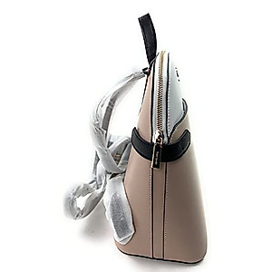 Kate Spade New York Saffiano Leather Dome Backpack (Warm Beige)