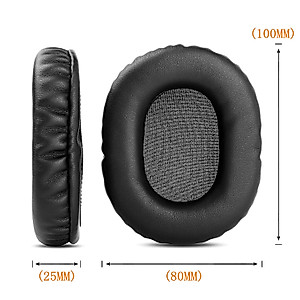 Stealth 600 Earpads, Replacement Cushions Compatible with Turtle Beach Stealth 600 700 Xbox PS4 Headset Ear Pads Parts (Black2)