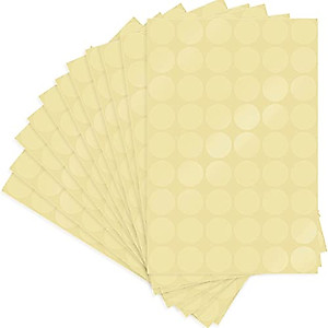 Chinco 2000 Pcs 1 Inch Clear Round Stickers Clear Circle Seal Sticker Envelope Seal Sticker Retail Wafer Package Seals Self Adhesive Transparent Label Sticker for Envelope Cosmetic Box Gift Bag Mail