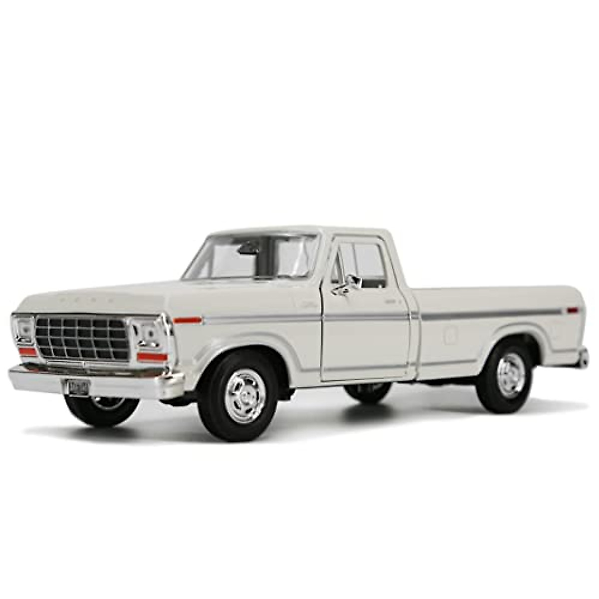 Motormax 1979 Ford F-150 Pickup Classic F150 Pick Up Truck 1:24 Diecast Collectible Model Car White 79346 All Star Toys Exclusive