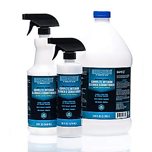 Absolutely Clean Car Magic Complete Interior Cleaner and Conditioner - Multi-Purpose Car Interior Cleaner | Cleans Leather, Rubber, Vinyl & Wood | Non-Greasy Formula | USA Made (16oz Spray Bottle)
