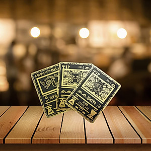 3 Pieces Ancient Metal Cards Limited Supply Collector's Rare Shiny Gold Black Card Best Gift with Card Holders