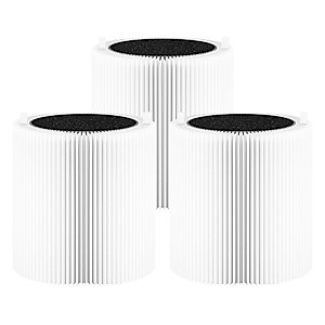 Blue Pure 311 AUTO Filter Replacement for Blue Pure 311 AUTO Air Puri-fier, H13 True HEPA Filter and Activated Carbon Filter Pack of 3 By Improvedhand