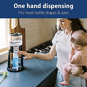 Dr. Brown's Insta-Prep Warm Water Dispenser to Instantly Prepare Baby’s Formula Bottle,Large Capacity Glass Tank with 3 Temperature Settings,Black