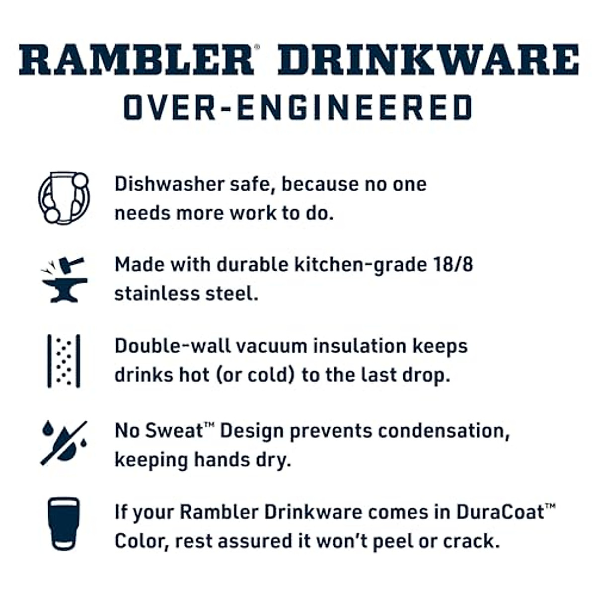 YETI Rambler 30 oz Stackable Tumbler, Stainless Steel, Vacuum Insulated with MagSlider Lid, Black