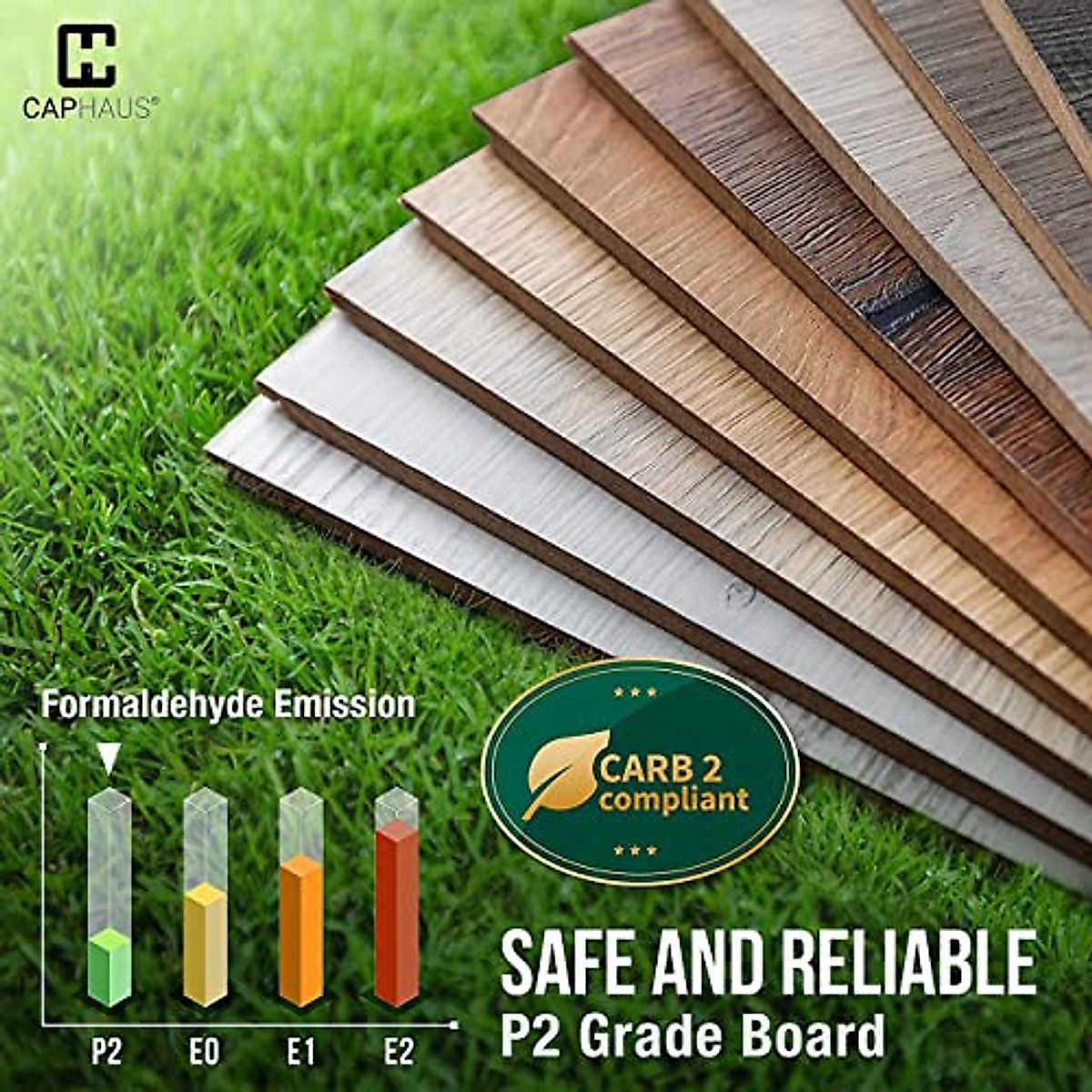 CAPHAUS 47 Inch Computer Desk, Home Office Desk, Modern Work Desk, Writing Desk for Small Space, Simple Desk for Home Use & Office, PC Table, Gaming Desk, Space-Saving Workstation, Black