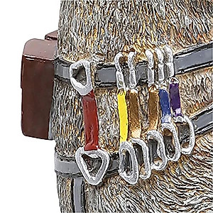 WHAT ON EARTH Climbing Squirrel Figurine - Garden Decor for Outside, Yard Art Squirrel Gifts, Funny Tree Climber Statue Outdoor Decor