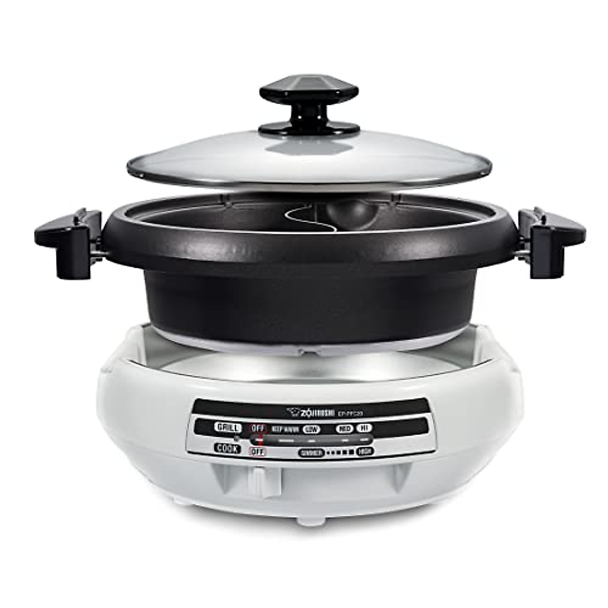 Zojirushi EP-PFC20HA, Gourmet d’Expert® Electric Skillet for Yin Yang Hot Pot