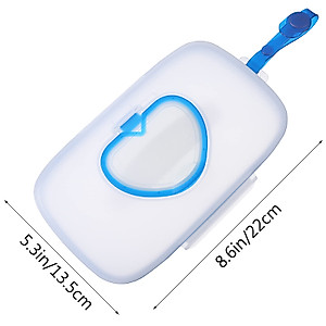 Baby Wipes Dispenser Case Travel Tissue Dispenser Portable Baby Wipe Dispenser Refillable Baby Wipe Diaper Wipe Case for Travel Home Office Pouch Cars Diaper Wipe Holders