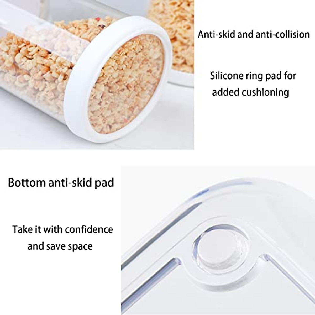 Rumtut Food storage containers, food cans, sealed cans, candy cans and fruit boxes