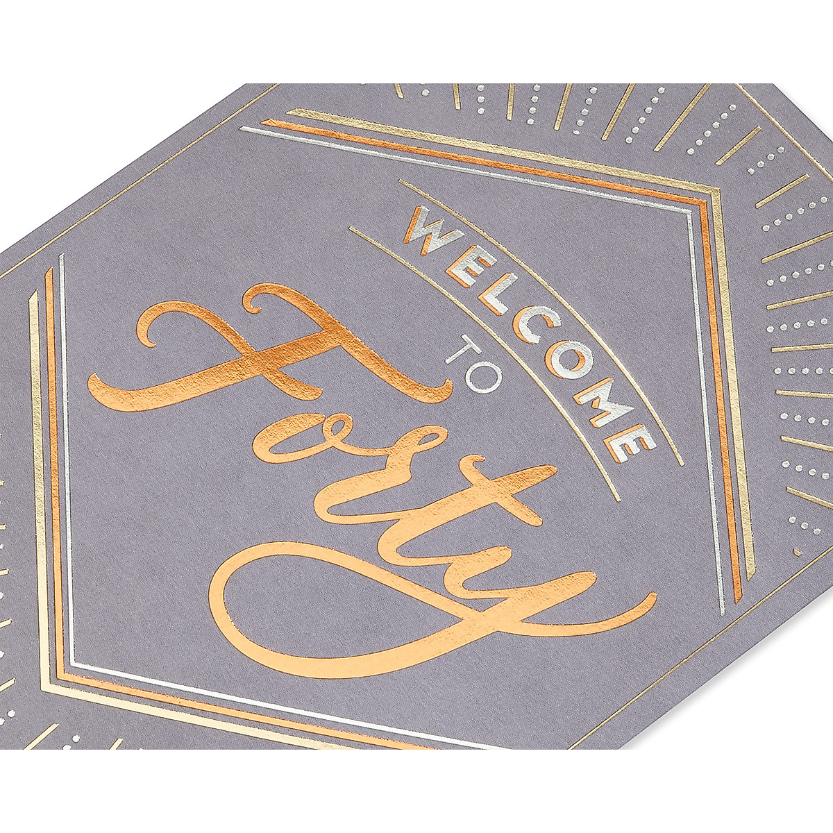 Papyrus 40th Birthday Card (Forty Looks Good on You)