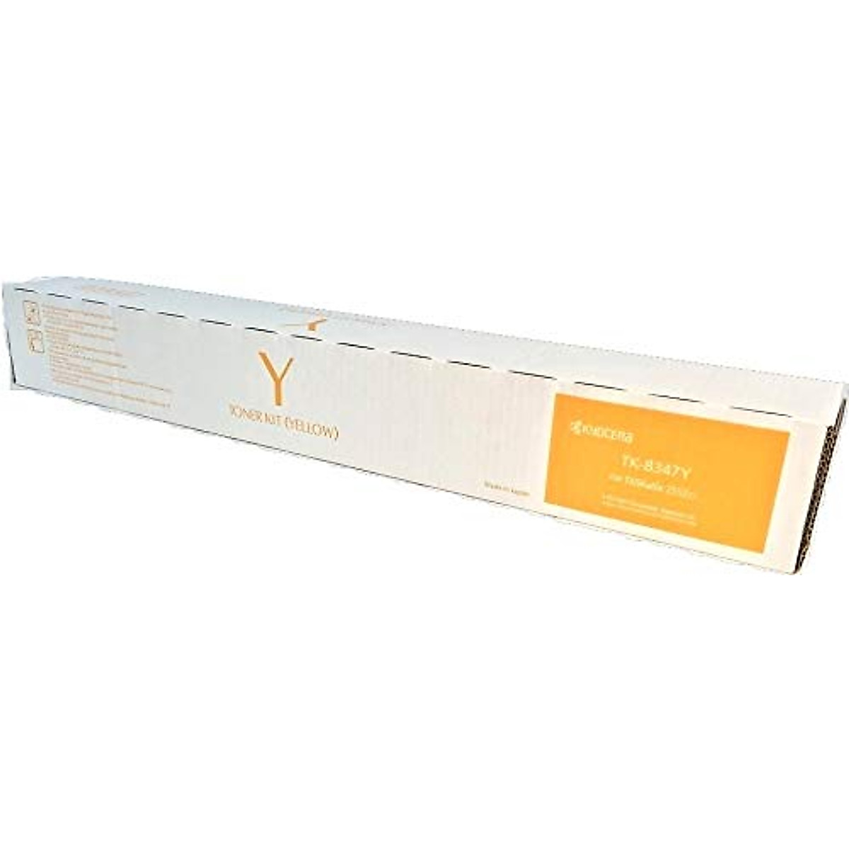 Kyocera 1T02L7AUS0 Model TK-8347Y Yellow Toner Cartridge For use with Kyocera/Copystar CS-2552ci, CS-2553ci, TASKalfa 2552ci and 2553ci Color Multifunction Printers