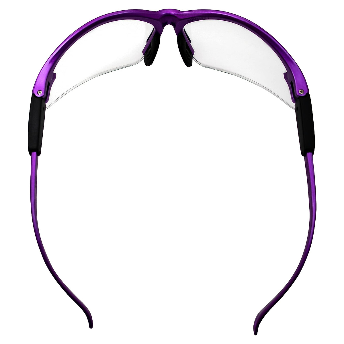 Birdz Eyewear Flamingo Women's Work Safety Glasses Bifocals Readers Purple Frame + 1.5 Magnification Clear Lenses