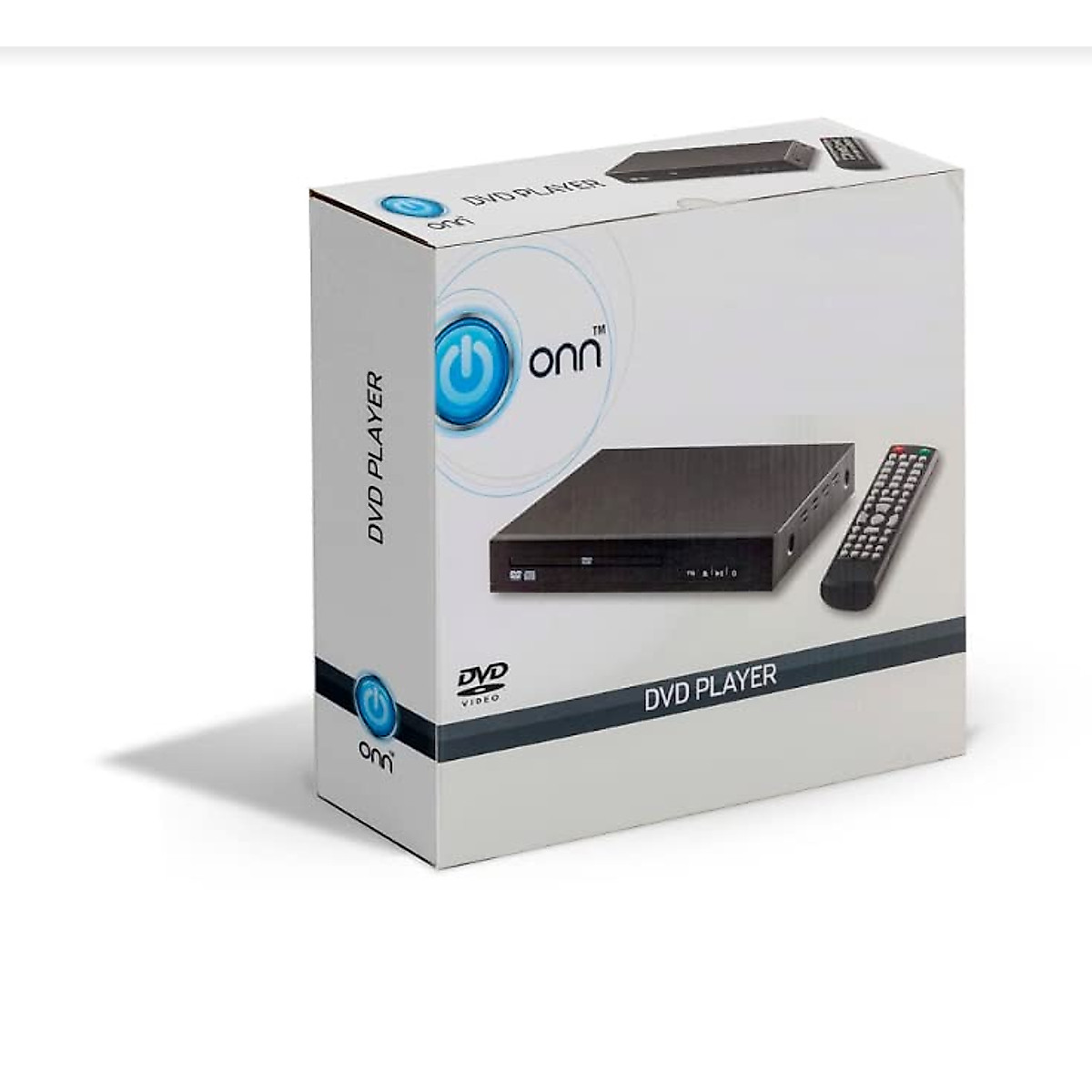 ONN Compact DVD/DVD-RW Player with Remote, 8.85"