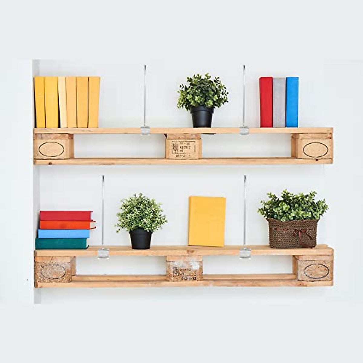 ArticYard Acrylic Shelf Dividers – 10 PCS Adjustable Clear Plastic Separators for Wooden Shelves, Shelf Dividers for Closet Organization, Perfect for Bedroom, Kitchen Cabinets, Bookshelf, Office