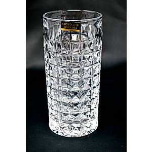 Crystal Glass Water Tumblers set of 6, Highball Glasses 8oz, Cocktail glasses, Old Fashioned, Bohemia Czech, Crystal Gift, Wedding decor