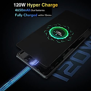 Black Shark 5 Pro Unlocked Gaming Smartphone, 12 GB + 256 GB 5G Cell Phone, 6.67" E4 144Hz Display, Snapdragon 8 Gen 1 + LPDDR5 + UFS3.1, 64MP Camera, 120W Charging with 4650mAh - Black