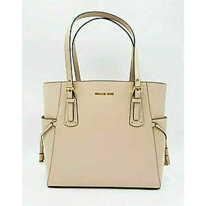 Michael Kors Textured Leather Tote- Oat