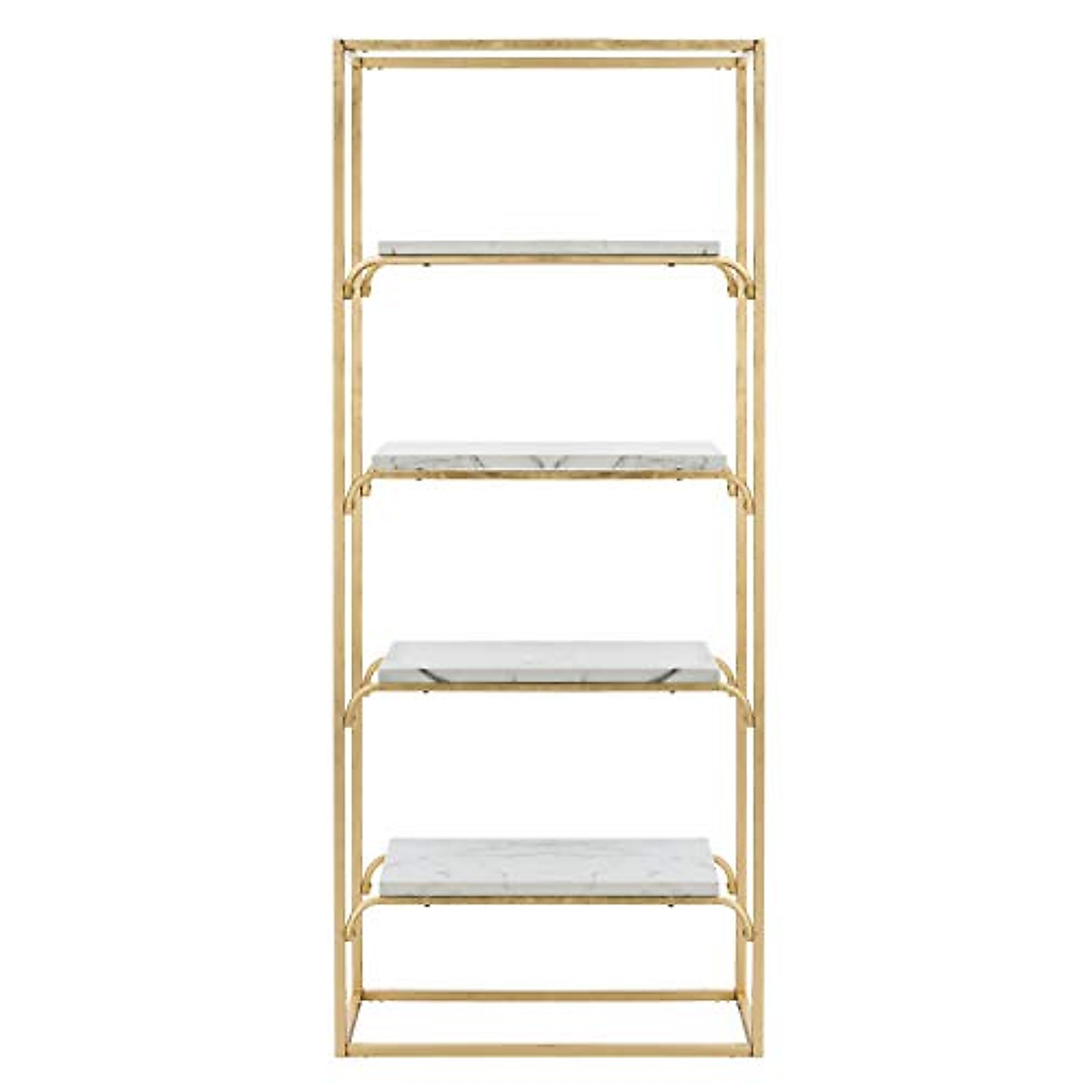 Safavieh Home Collection Fiora 4 Tier Etagere, Gold and White