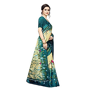 Anni Designer art silk with blouse piece Saree (RAMSHA-PINK_1 Free)