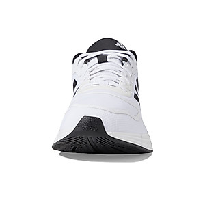 adidas Men's Duramo 10 Running Shoe, White/Black/White, 9