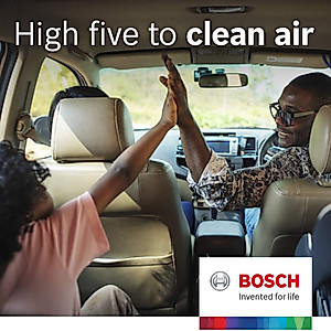 BOSCH 6077C HEPA Cabin Air Filter - Compatible With Select Ford Edge, Fusion, Police Responder Hybrid, SSV Plug-In Hybrid, Lincoln Continental, MKX, MKZ