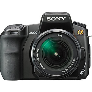 Sony Alpha A200K 10.2MP Digital SLR Camera Kit with Super SteadyShot Image Stabilization with 18-70mm f/3.5-5.6 Lens