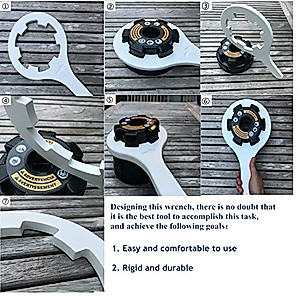 Chlorinator Lid Wrench Opener for Hayward Like CL200 CL220 & CL2002S Pool Pump lid Wrench A Must-Have Tool Replacing Chlorinator O-Ring
