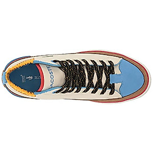 Lacoste Infant's Gripshot Milieu, Off White/Yellow, 44CUI0005-HT3, 5