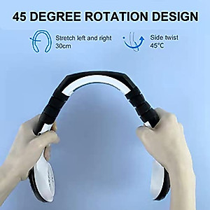 Eonthry USB Portable Air Cooler Mini Electric Air Conditioner Neck Cooling Fan (Updates Black)