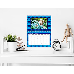2024 Photo Frame Wall Spiral-bound Calendar (Add Your Own Photos) - 12 Months Desktop/Wall Calendar/Planner - (Edition #07)